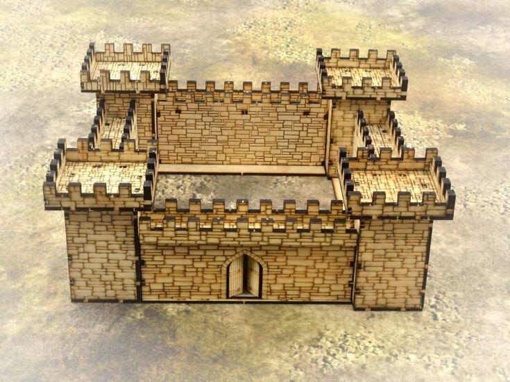 15mm scale Small Castle Bundle Building 70500