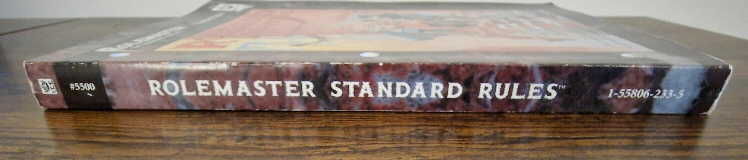 Standard Rules Rulebook for Rolemaster by Iron Crown Enterprises