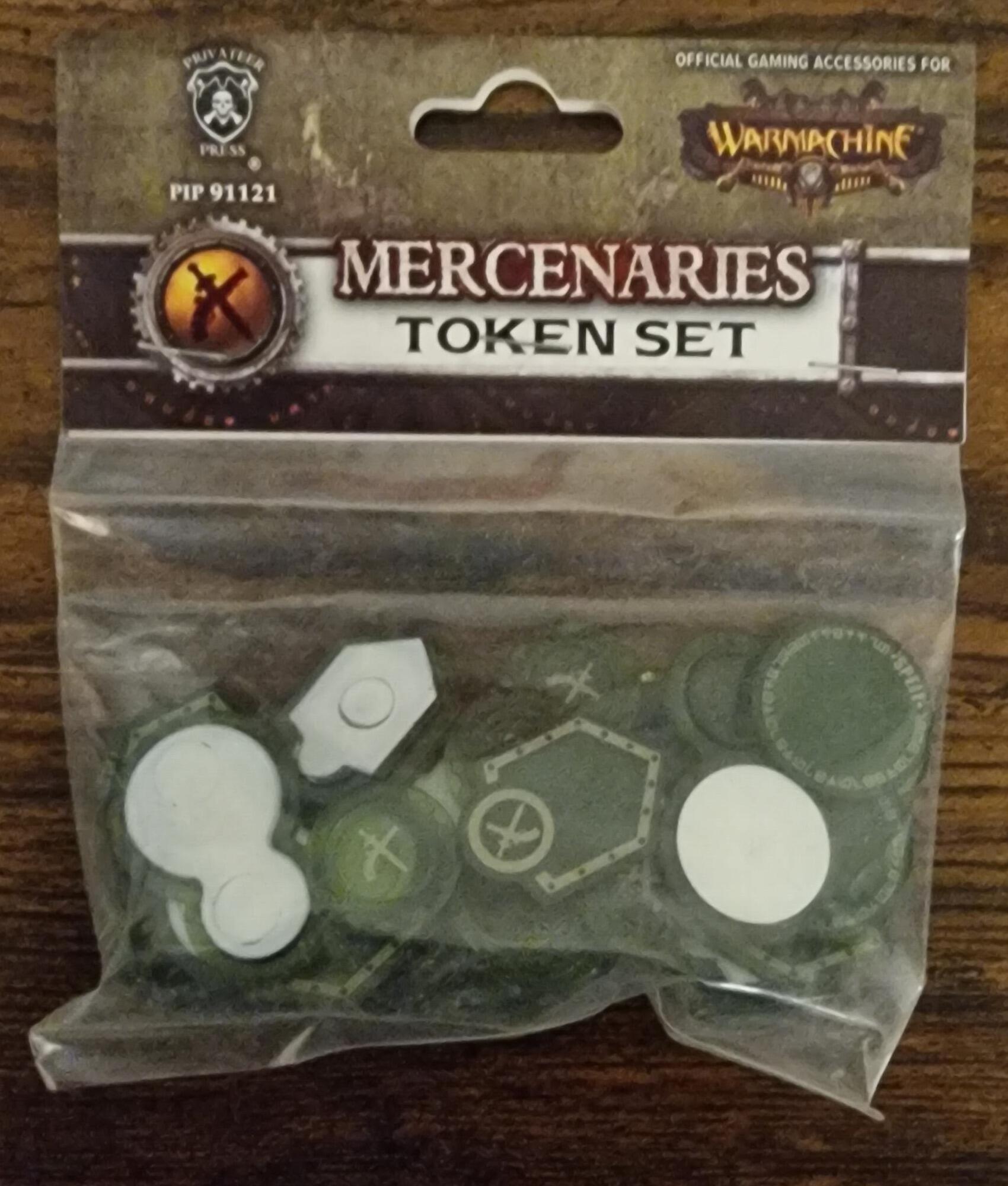 Warmachine Mercenaries Token Set by Privateer Press