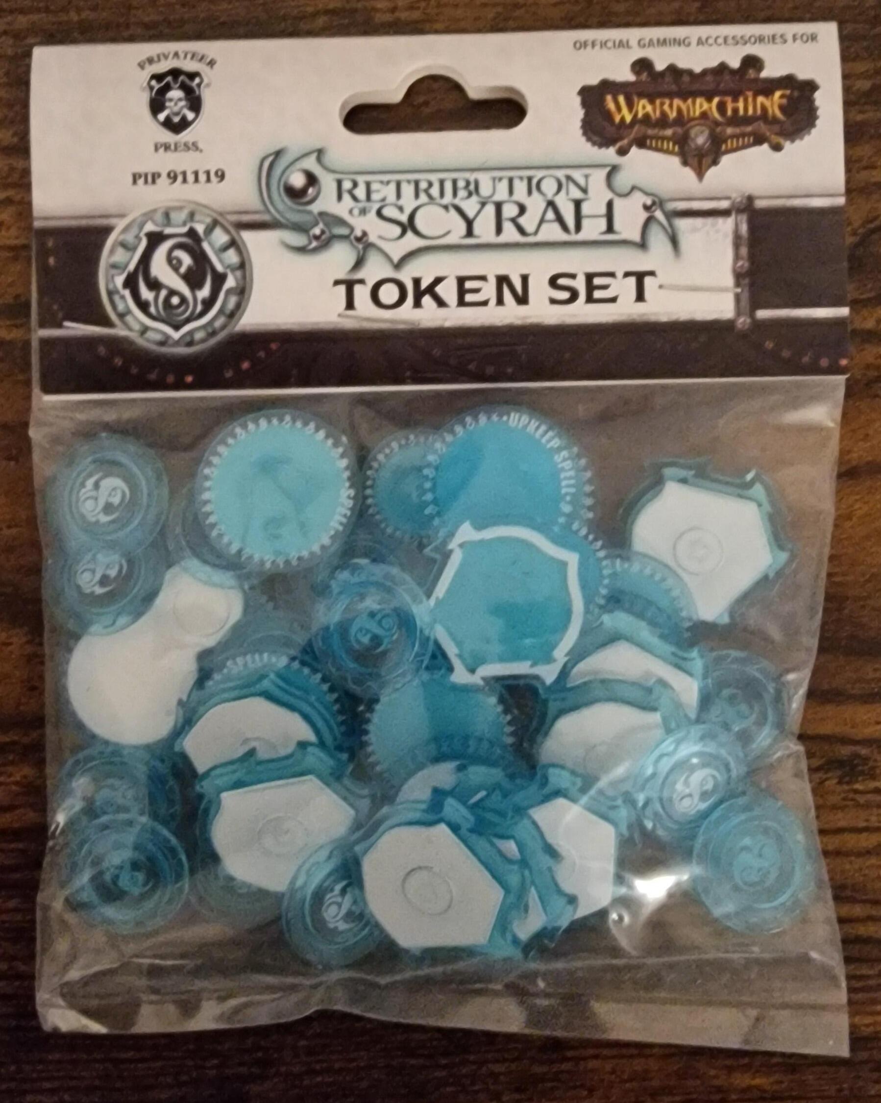 Warmachine Retribution of Scyrah Token Set by Privateer Press