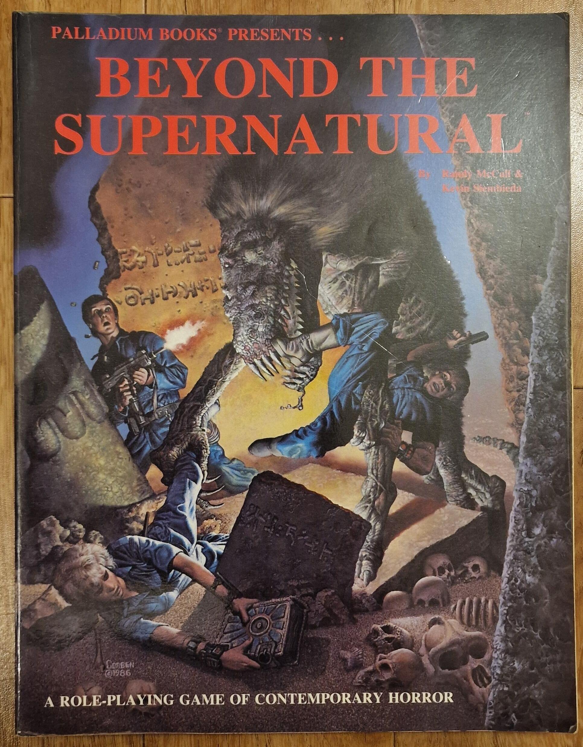 Beyond the Supernatural RPG Rulebook by Palladium Books