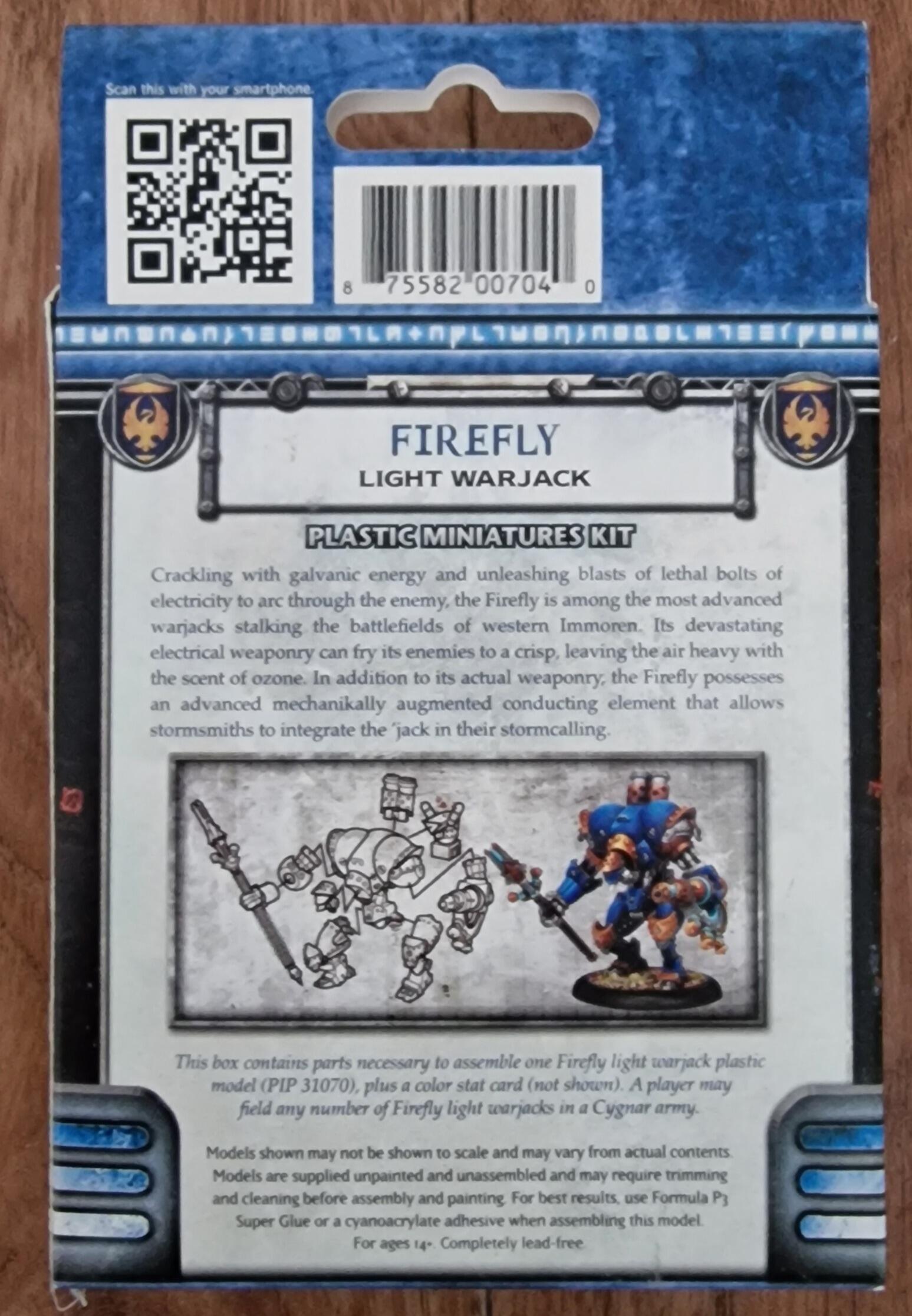 Warmachine Miniature Cygnar Firefly Light Warjack by Privateer Press