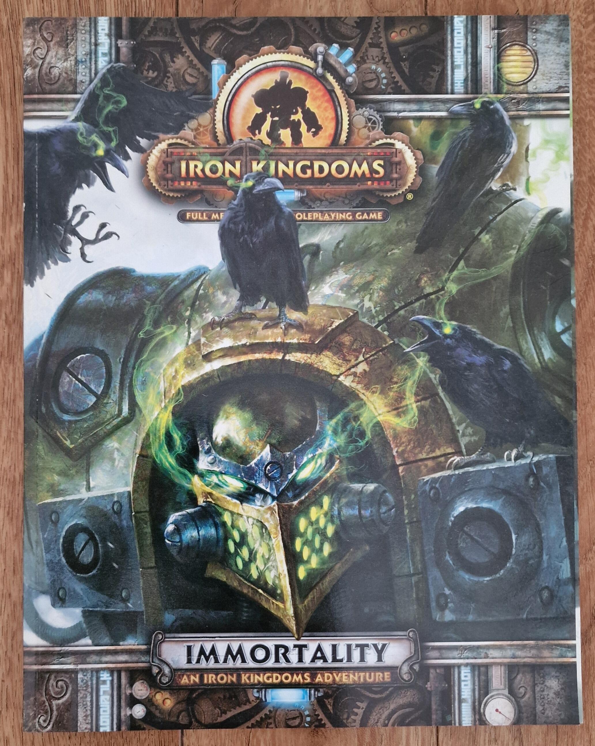 Iron Kingdoms RPG Immortality Adventure by Privateer Press