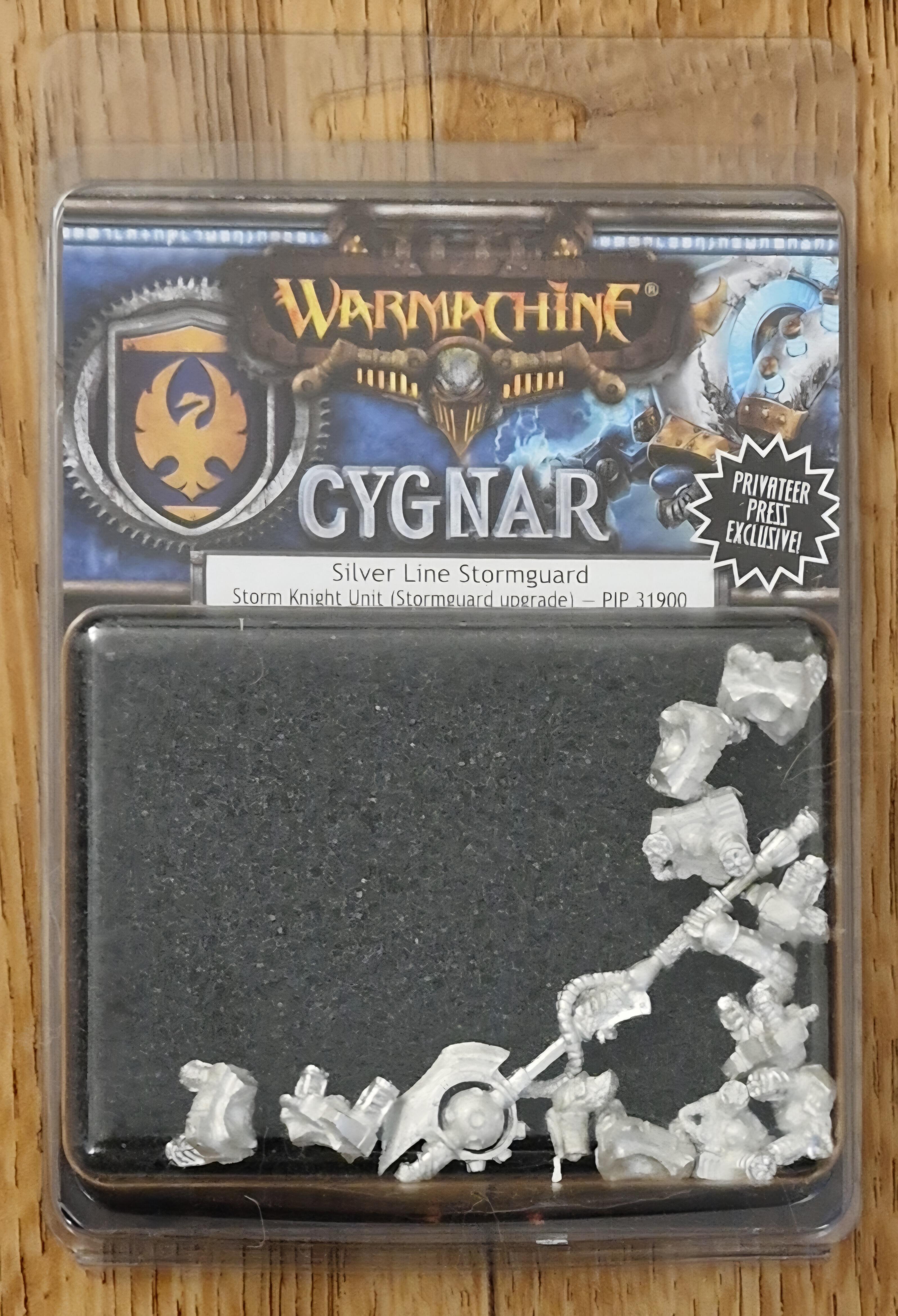 Warmachine Miniature Cygnar Silverline Stormguard Upgrade kit by ...