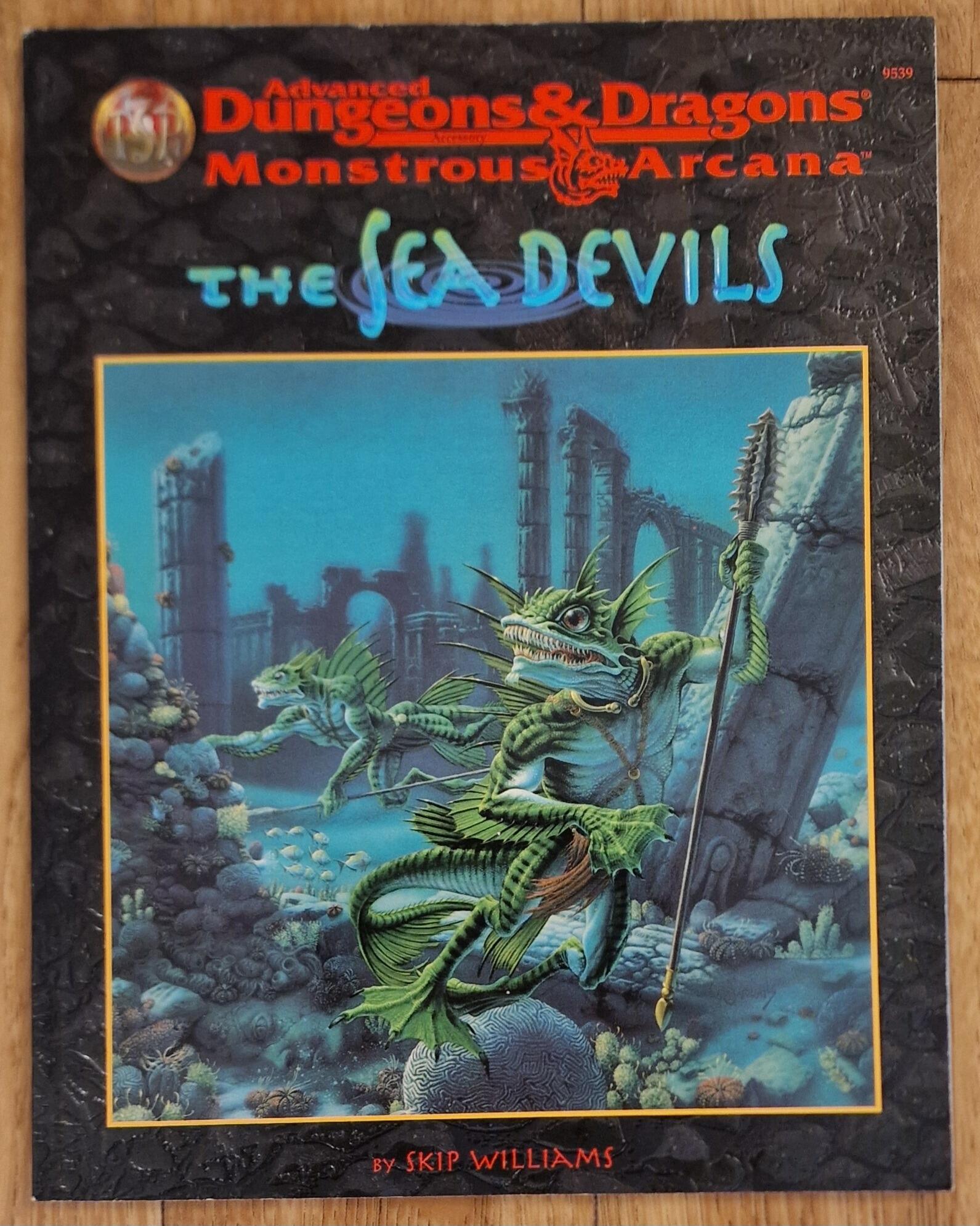 The Sea Devils Monstrous Arcana for Advanced Dungeons & Dragons 2nd ed ...