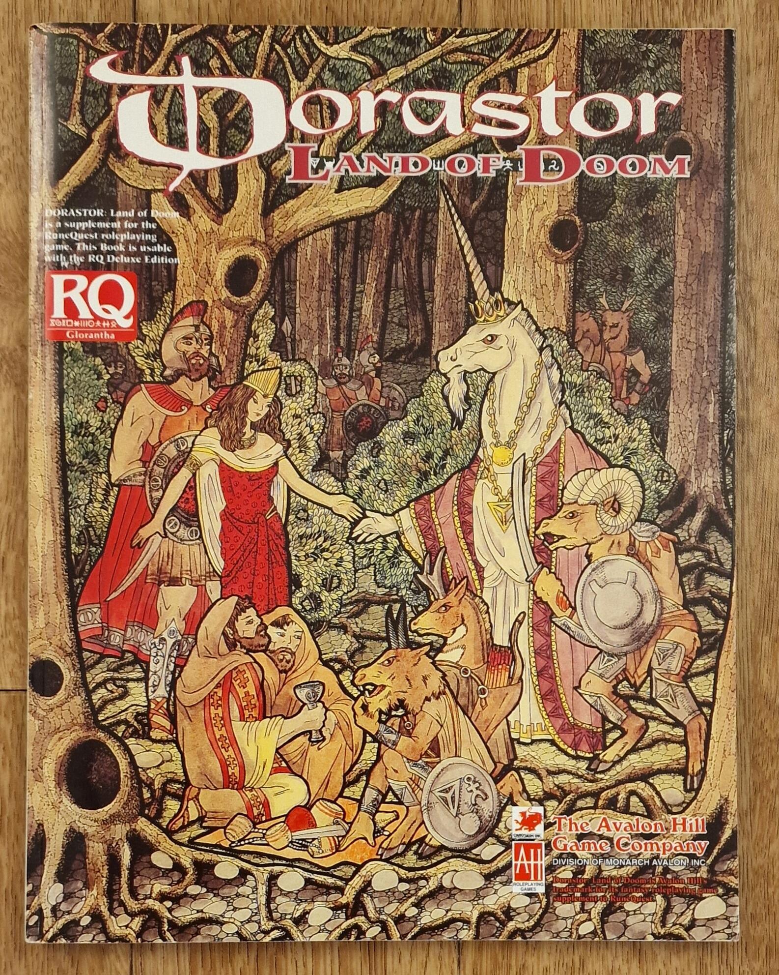 Dorastor Land of Doom for Runequest by Avalon Hill Glorantha