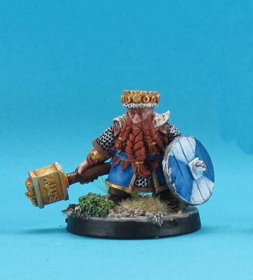 DW 001 Dwarf King Ragnar the Fierce by Ral Partha