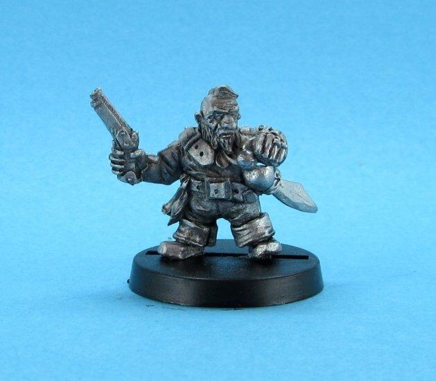Dwarf Pirates by Ral Partha. In 28mm scale and ready to set sail.