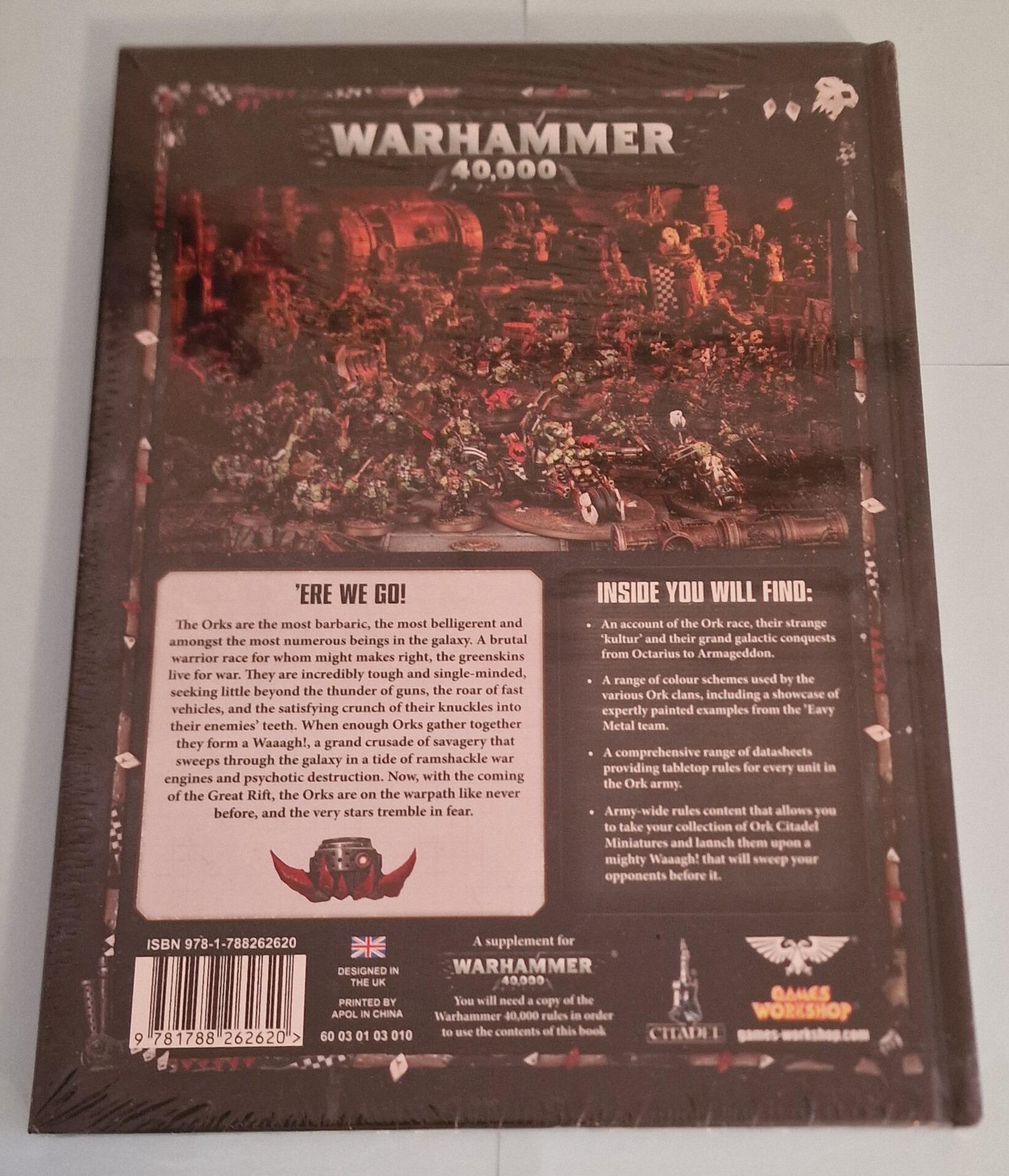 Warhammer 40000 Codex Orks 8th Edition new in shrink