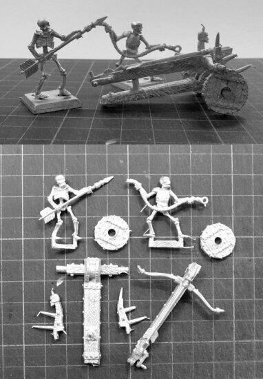 02-190 Skeleton Ballista with crew of 2 by Ral Partha