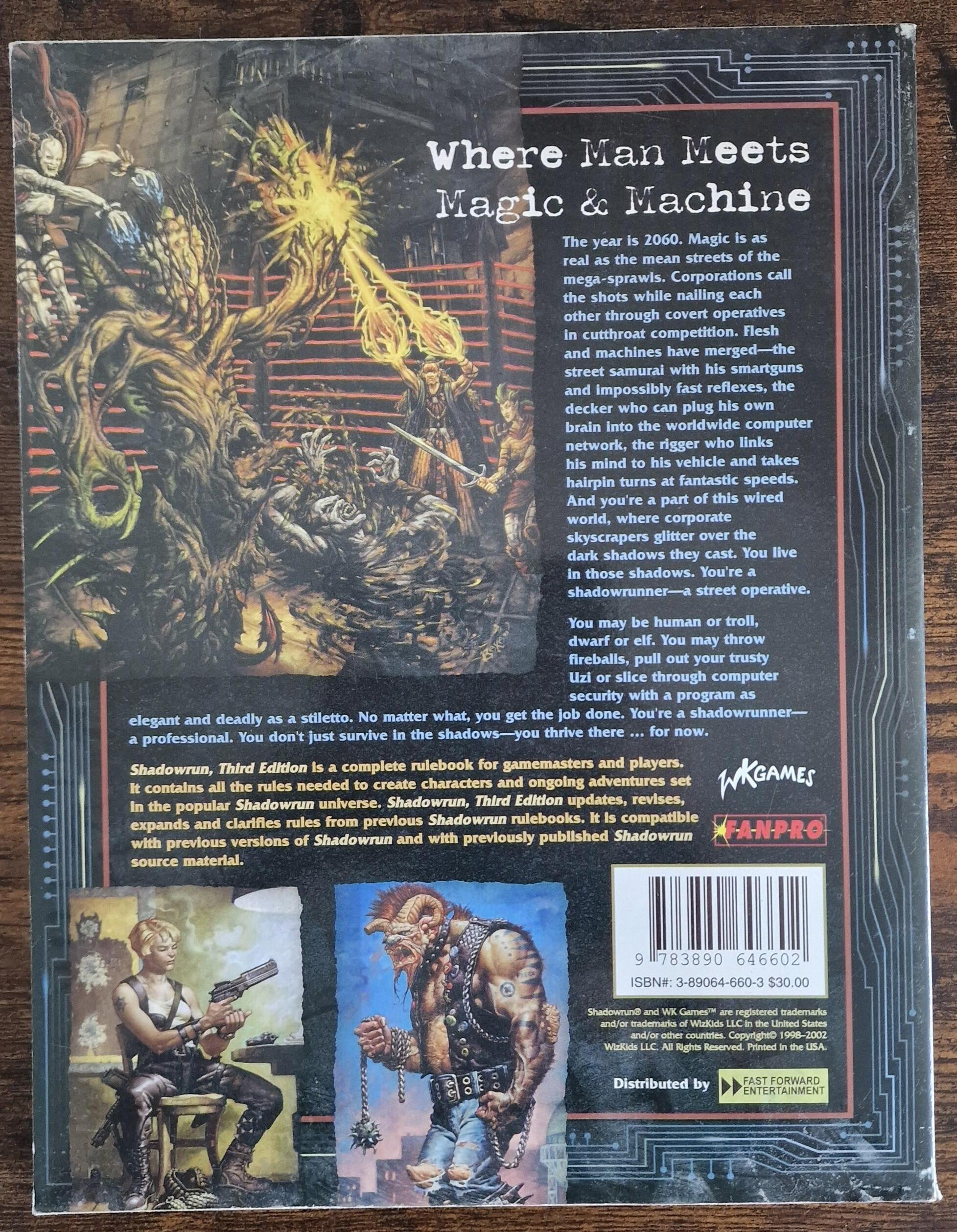 Shadowrun 3rd Edition Bundle of Books