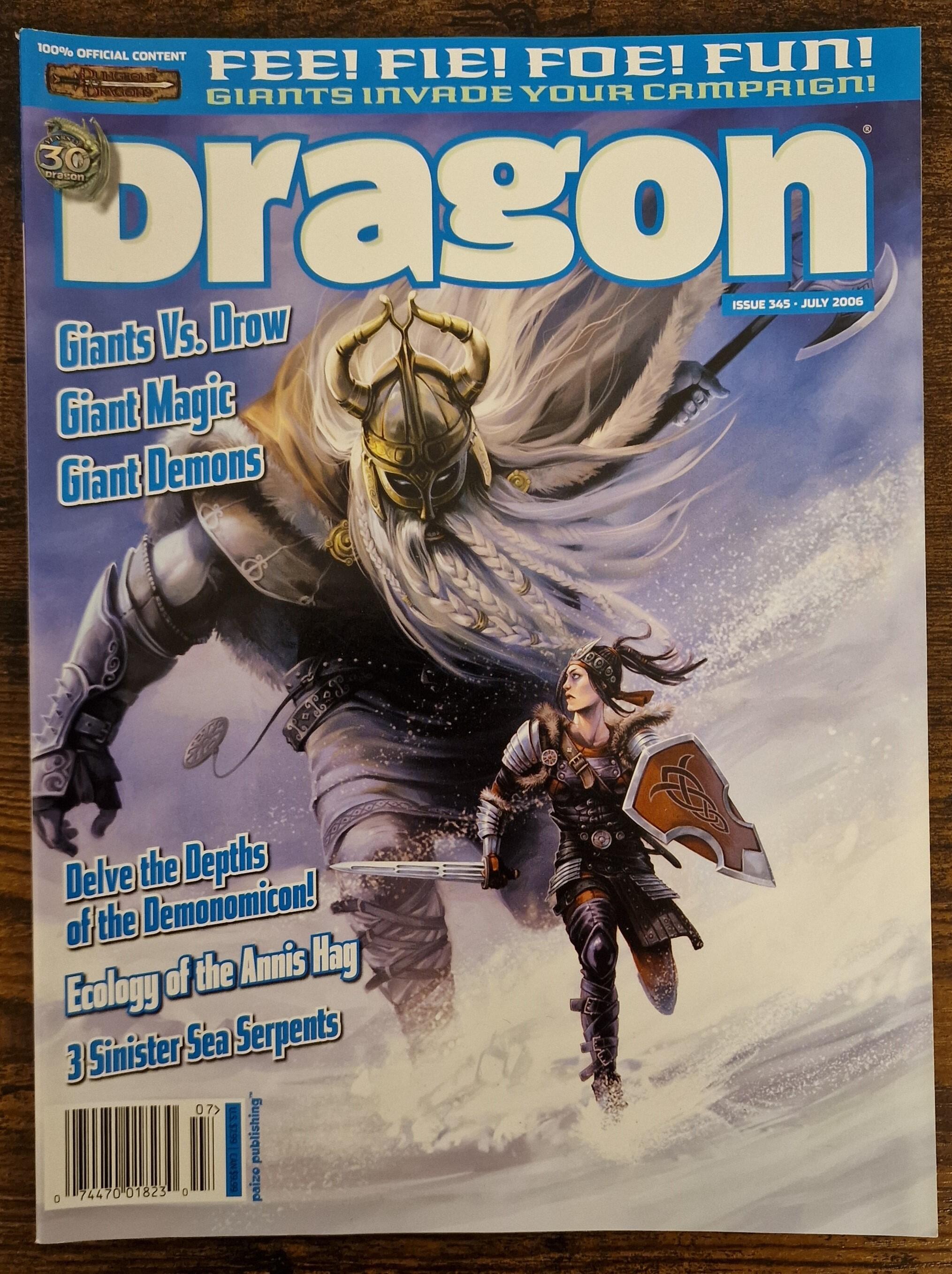Dragon Magazine 345 July 2006 Tha Giants issue
