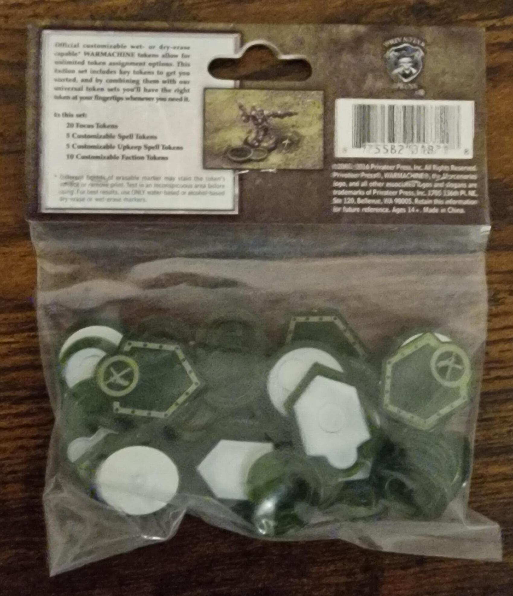 Warmachine Mercenaries Token Set by Privateer Press