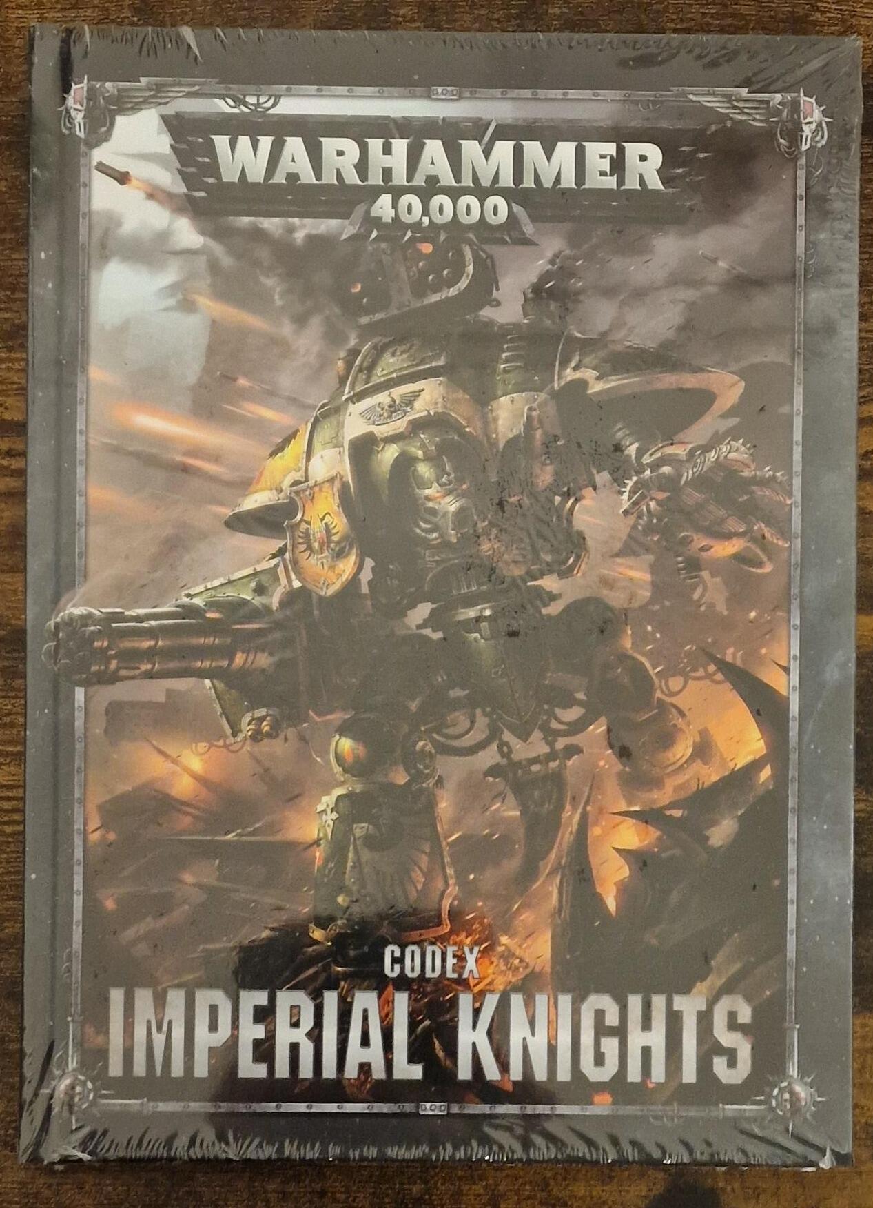 Warhammer 40000 Codex Imperial Knights 8th Edition New in shrink