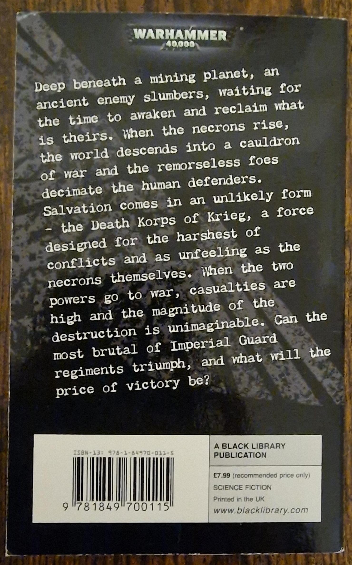 Dead Men Walking Book Warhammer 40000 An Imperial Guard Novel Black Library