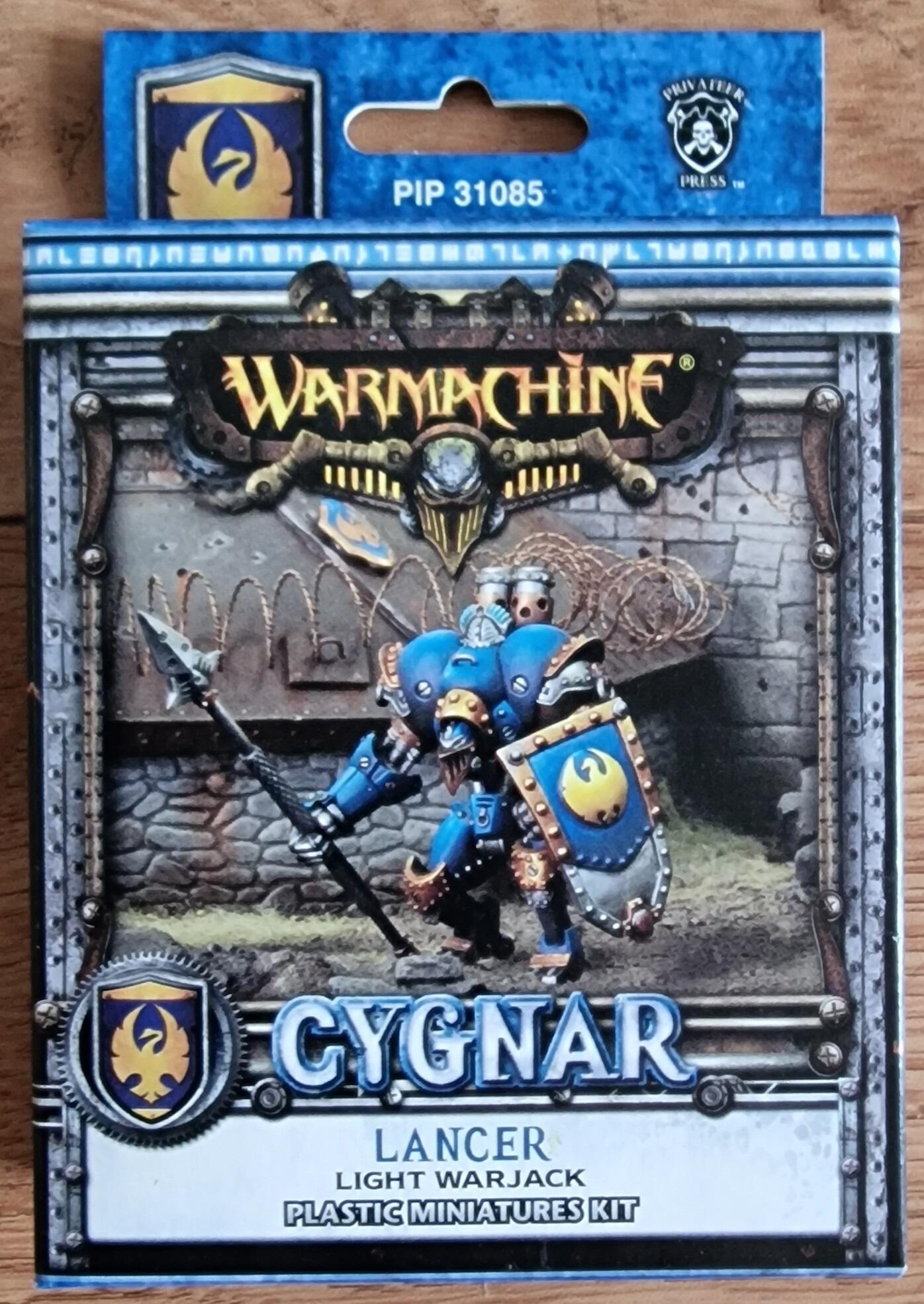 Warmachine Miniature Cygnar Lancer Light Warjack by Privateer Press