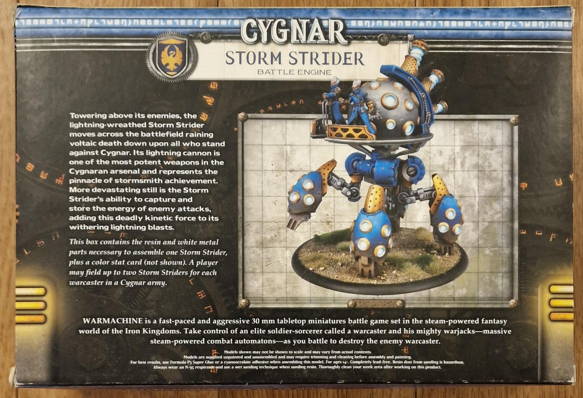 Warmachine Miniature Cygnar Storm Strider Battle Engine by Privateer Press