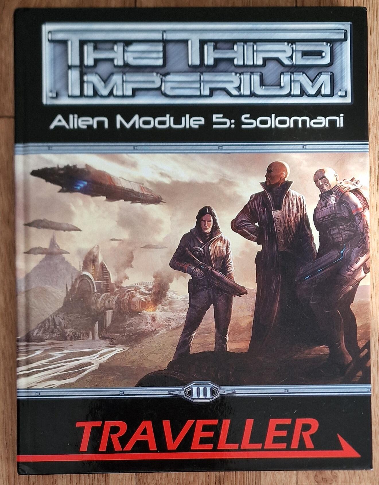 Alien Module 5 Solomani for Third Imperium Traveller Mongoose Publishing