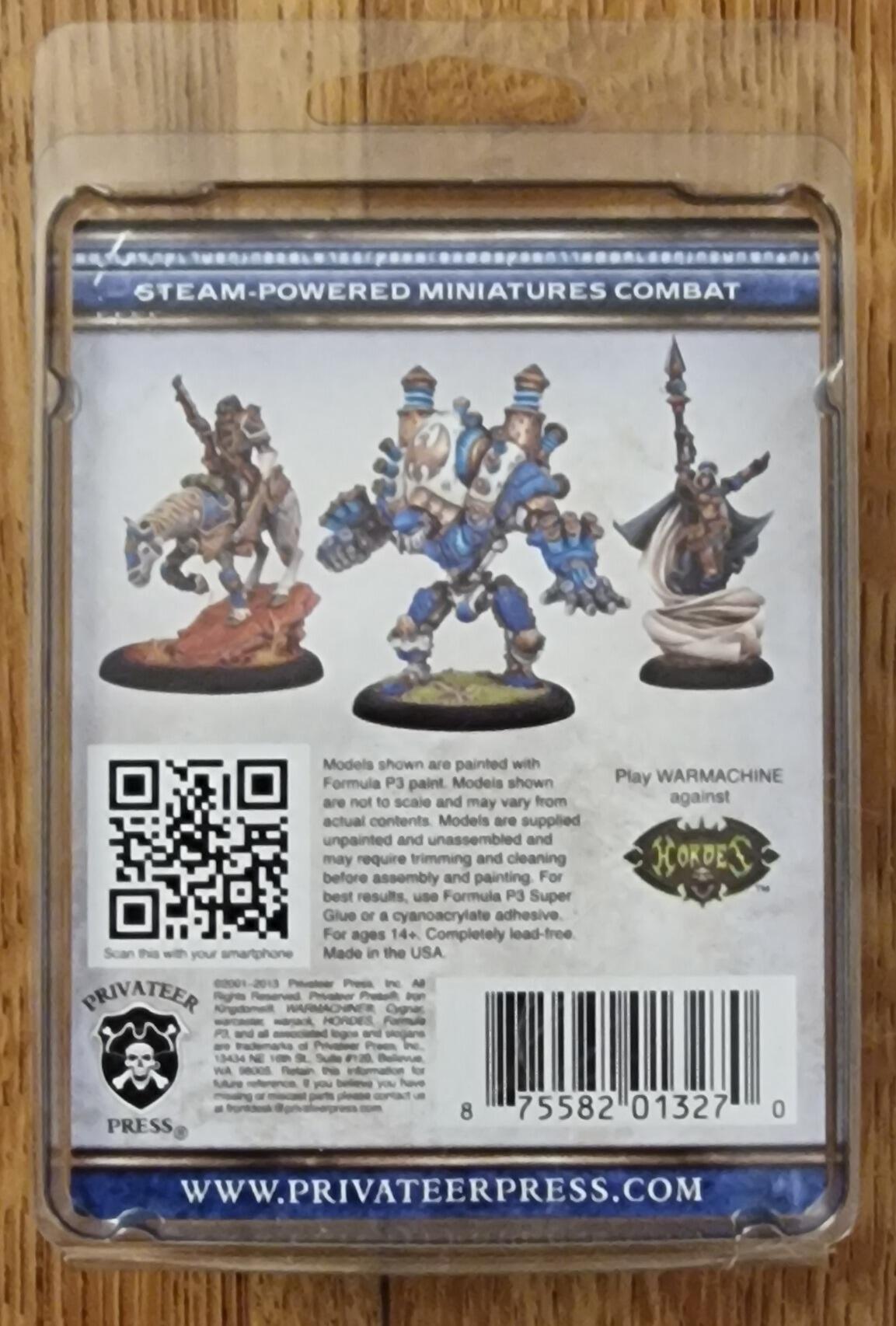 Warmachine Miniature Cygnar Silverline Stormguard Upgrade kit by ...