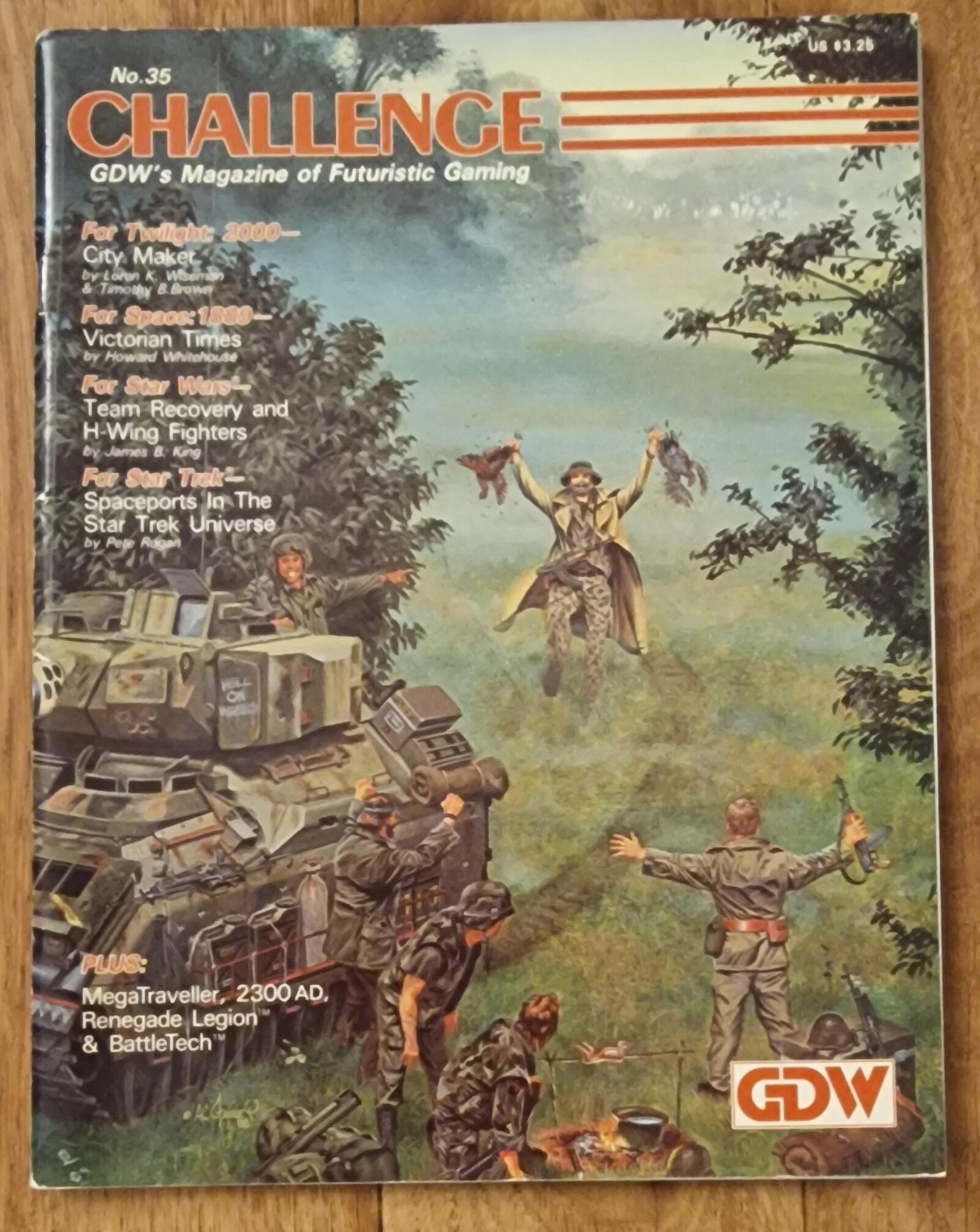 Challenge 35 The Magazine of Science Fiction Gaming