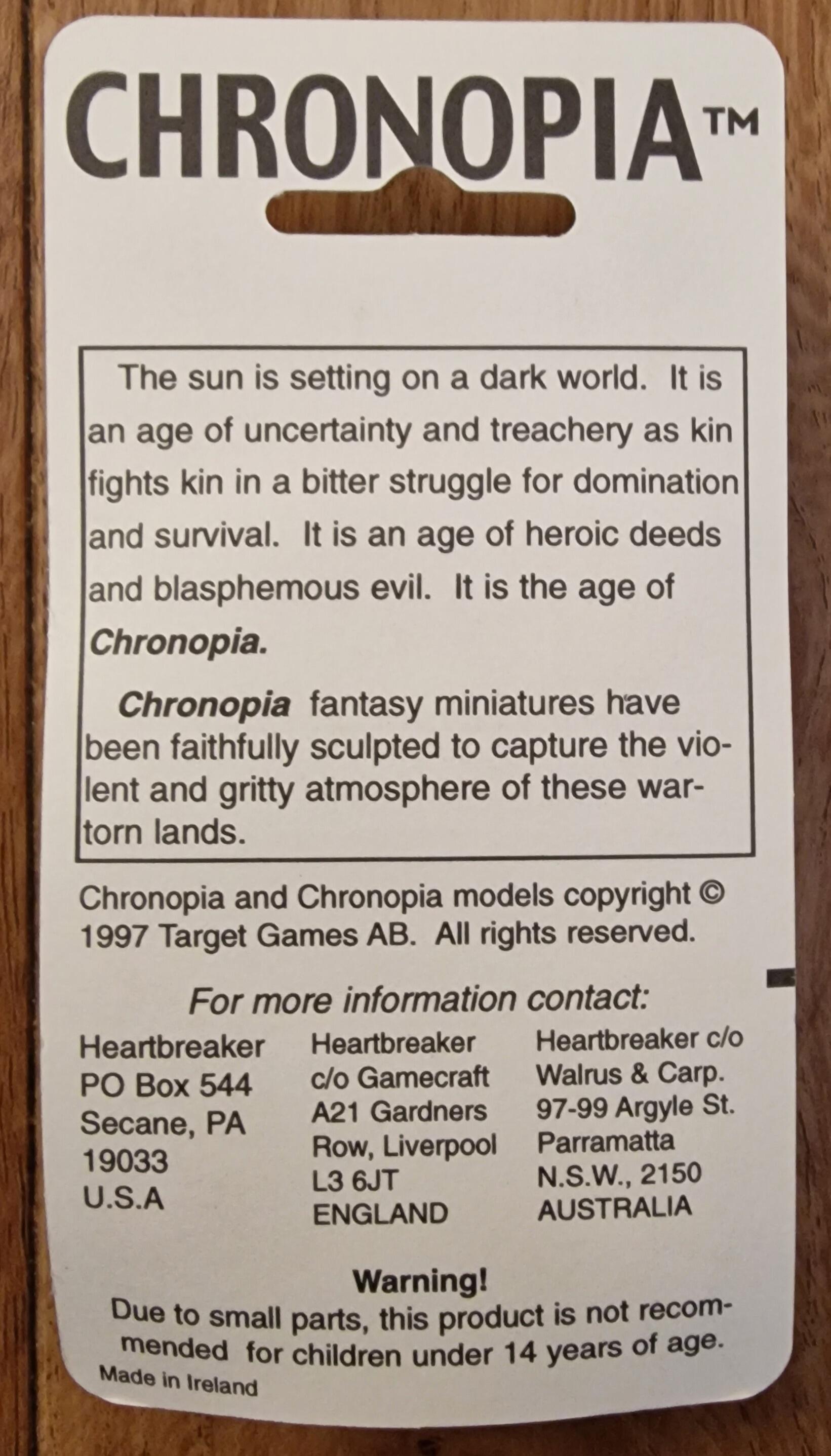 Elf Archer Leader for Chronopia 2517 Heartbreaker E1