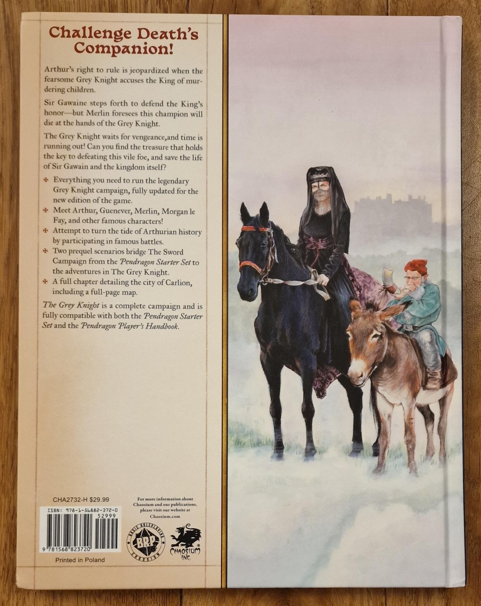 The Grey Knight for Pendragon RPG by Chaosium