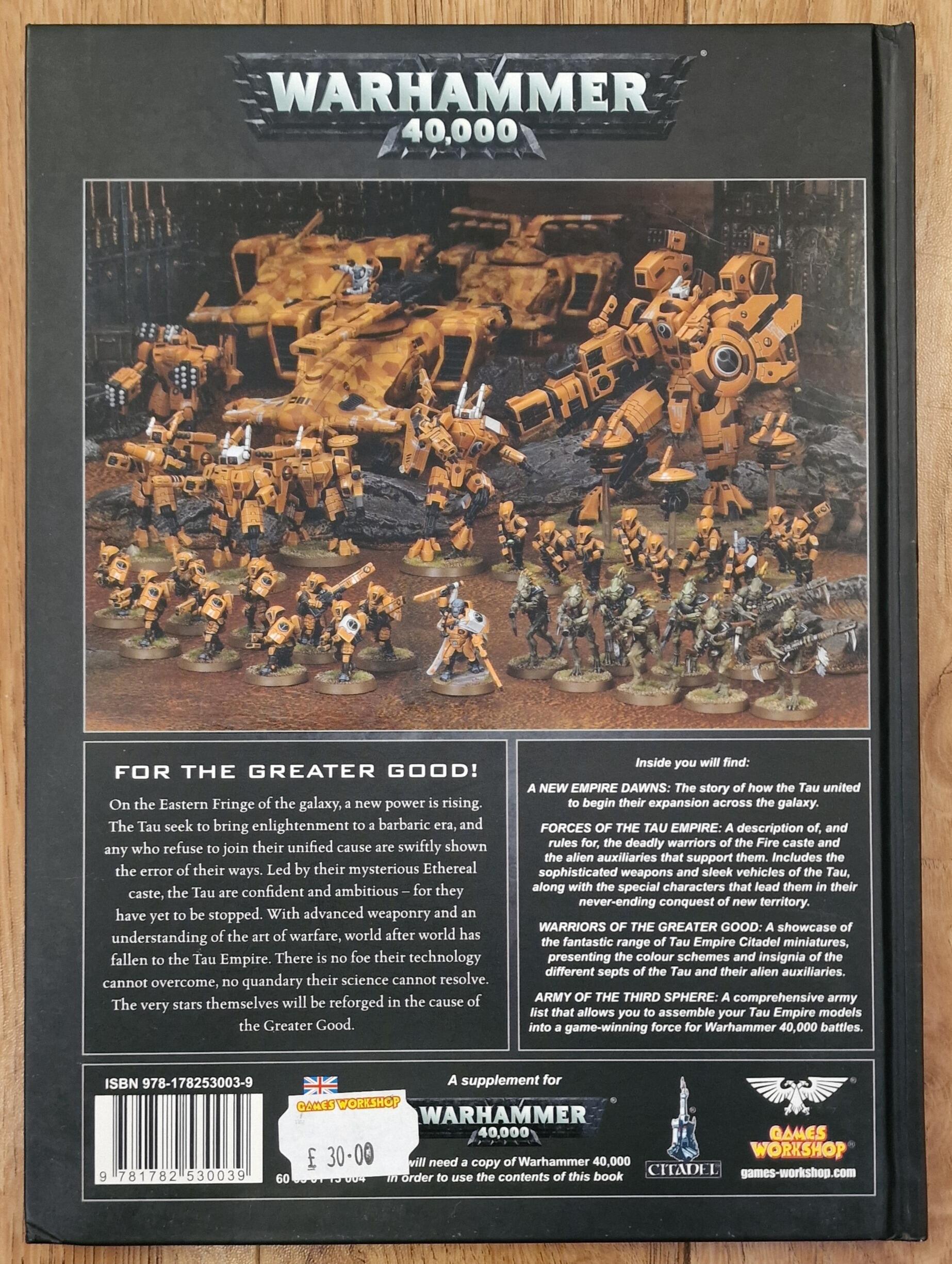 Warhammer 40000 Codex Tau Empire 6th Edition