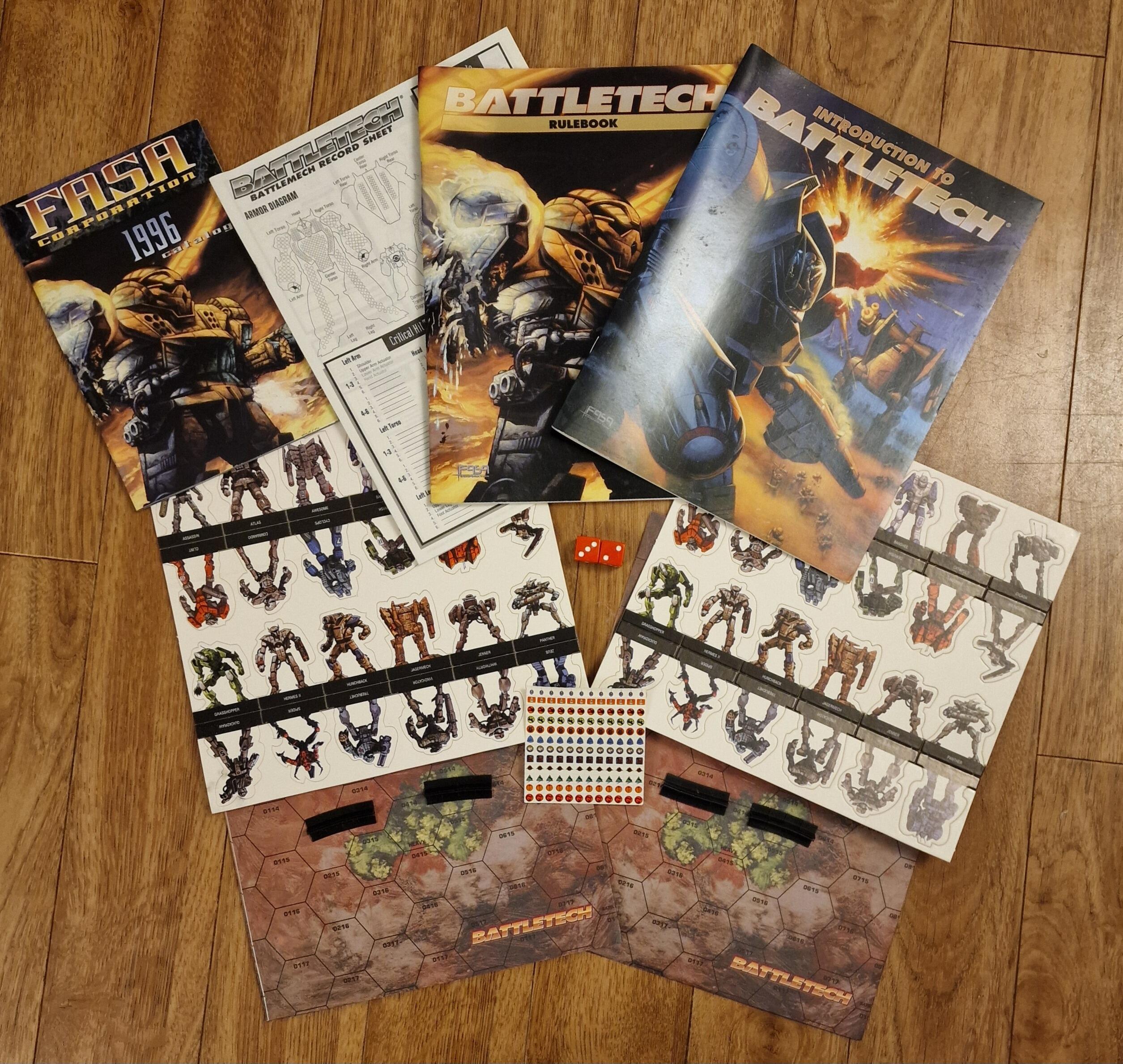 Classic Battletech Fourth Edition Rules Box Set by FASA