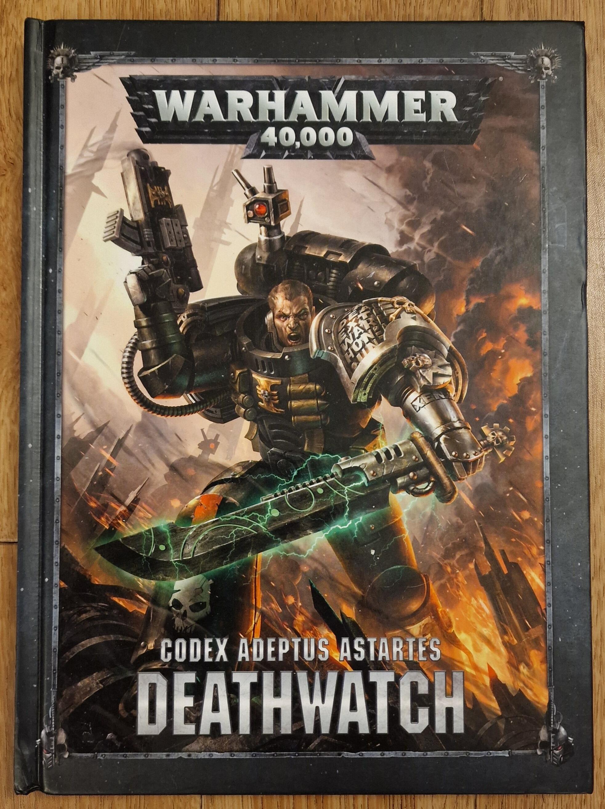 Warhammer 40000 Codex Adeptus Astartes Deathwatch 8th Edition Hardback 40K