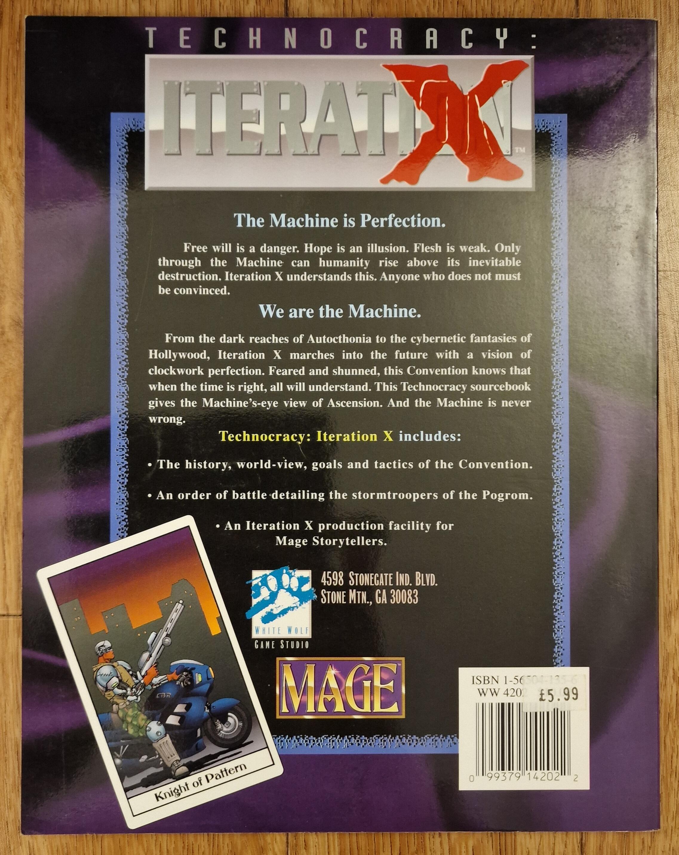 Technocracy Iteration X Book 9 for Mage the Ascension by White Wolf