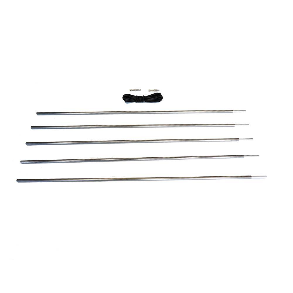 Vango Alloy Pole Repair Pack 60cm x 11mm diameter (5 Sections)