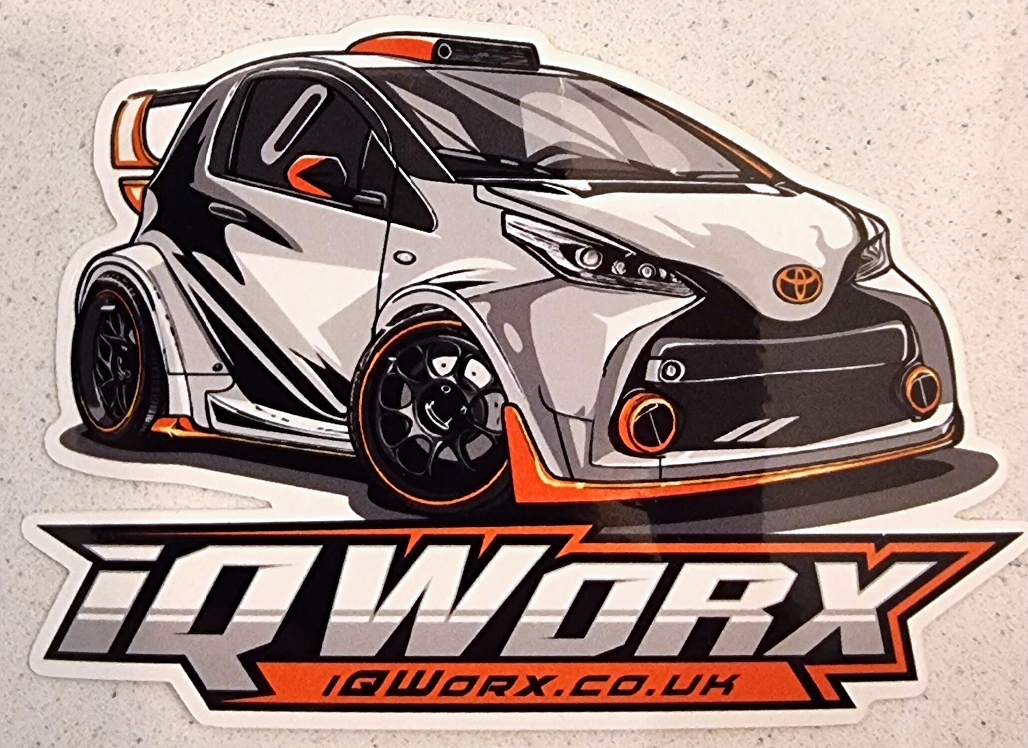 iQ Worx Car & Logo Sticker