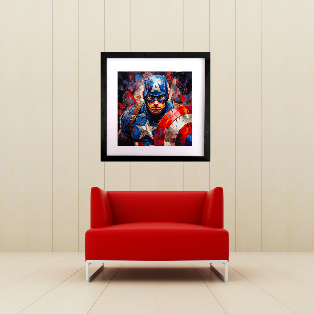 Superhero Iconic Character Wall Art Print – Bold & Epic Superhero ...