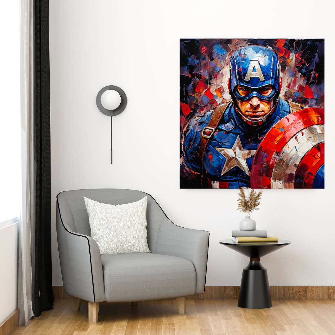 Superhero Iconic Character Wall Art Print – Bold & Epic Superhero ...