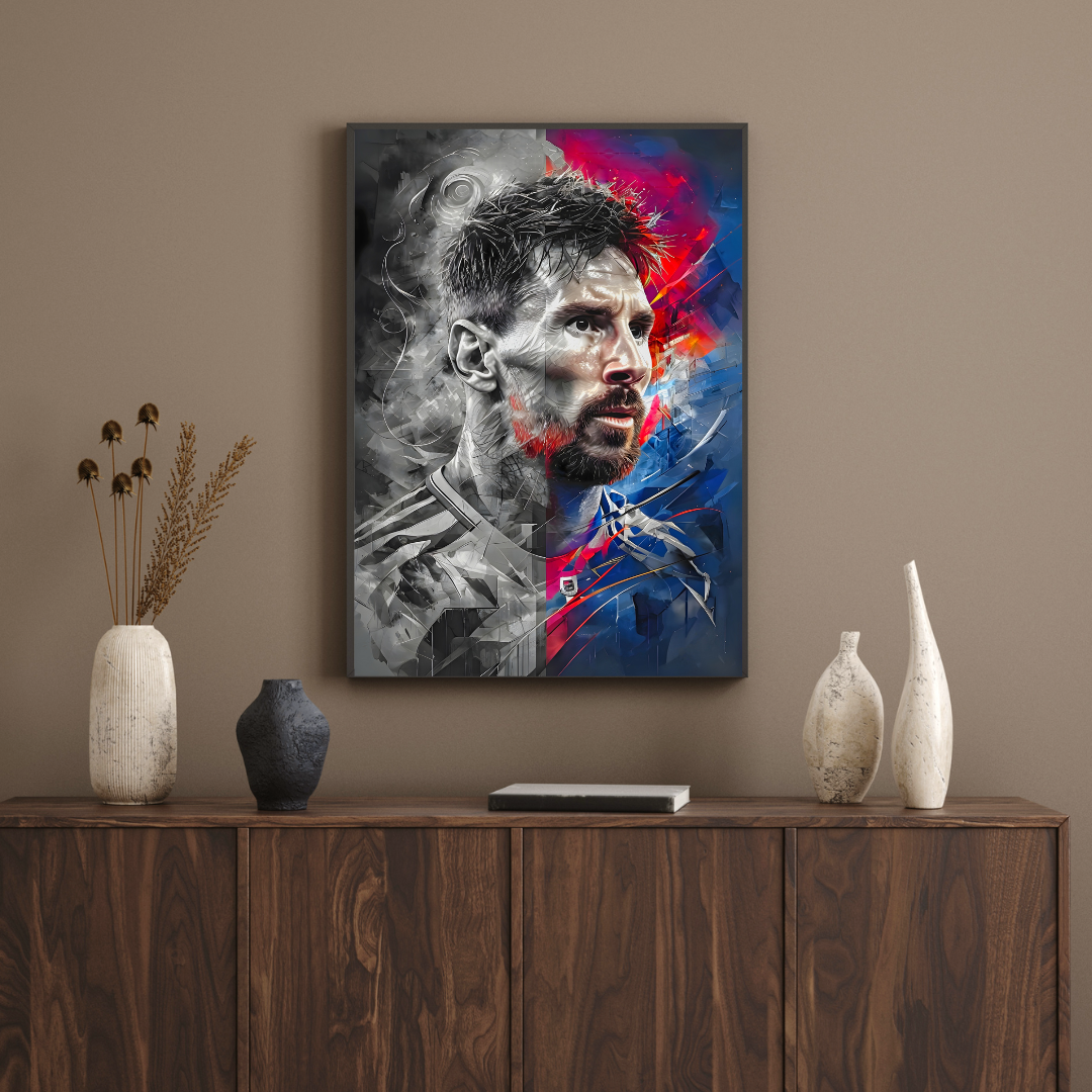 Lionel Messi Wall Art: Celebrate the Footballing Legend