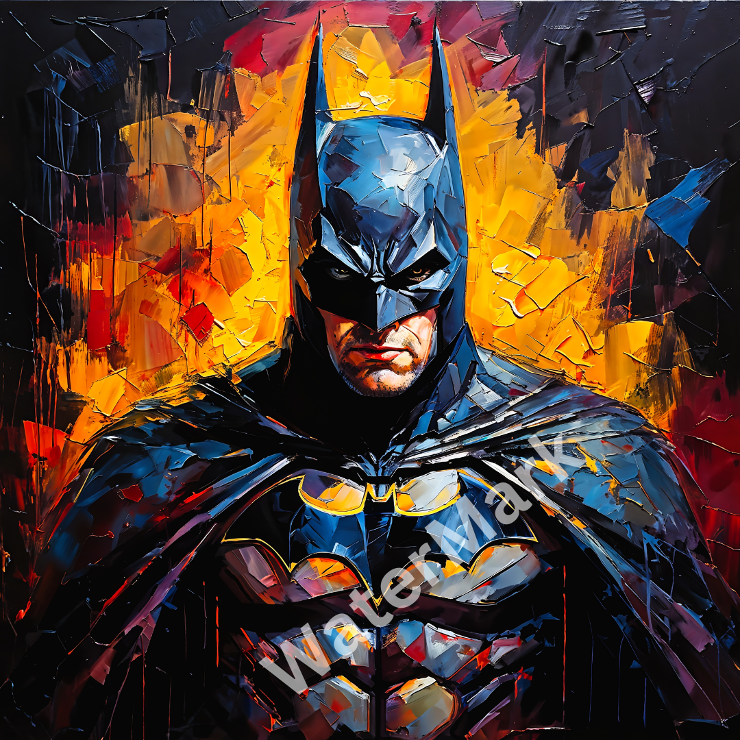 Superhero Iconic Character Wall Art Print – Superhero Artwork for Fans