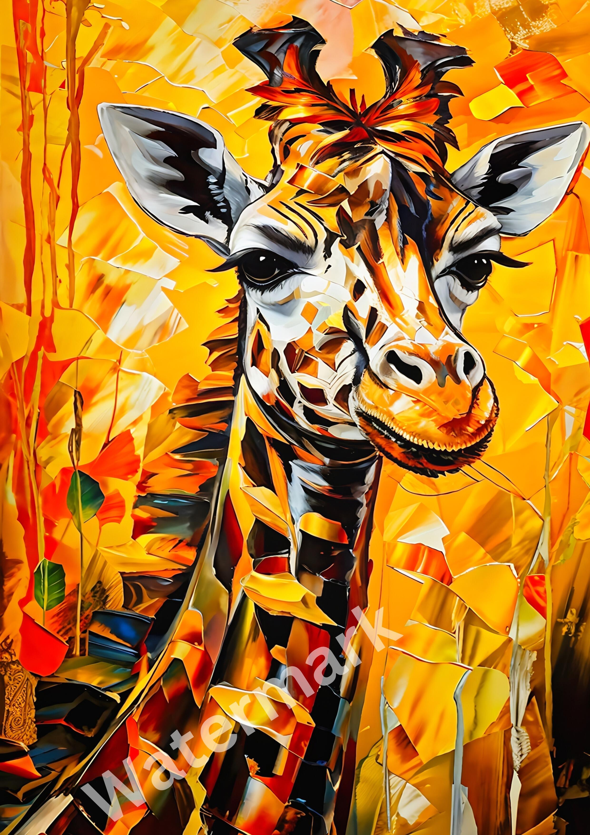 Abstract Giraffe Prints Add a Touch of Safari to Your Home