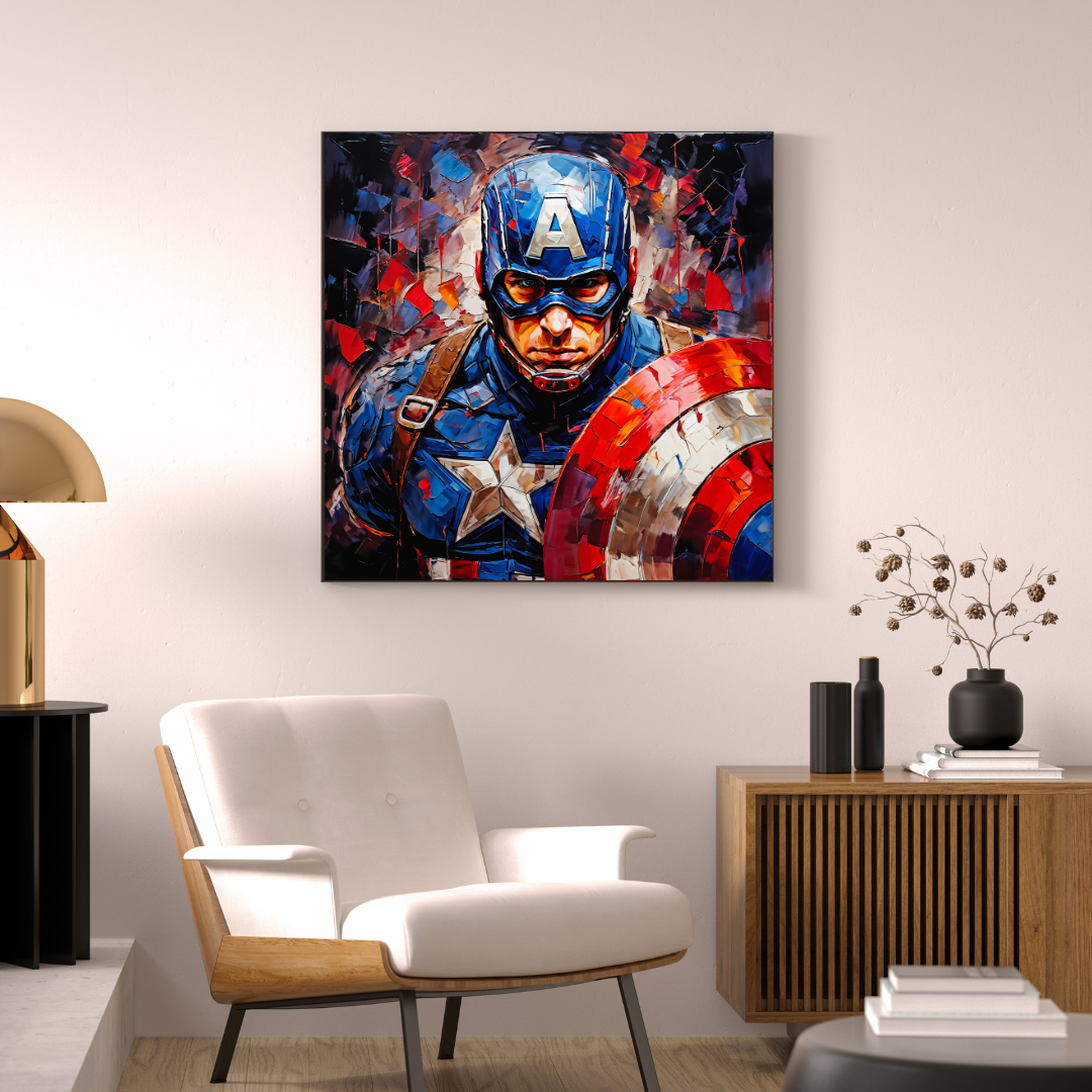 Superhero Iconic Character Wall Art Print – Bold & Epic Superhero ...