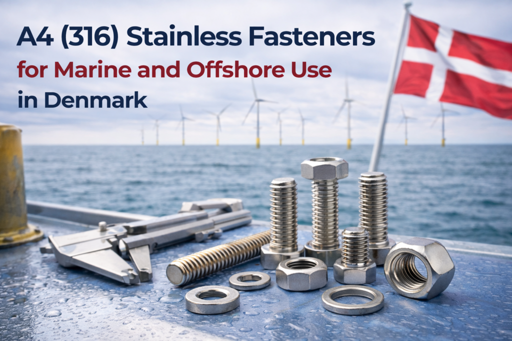 A4 (316) Stainless Fasteners for Marine & Offshore Use in Denmark