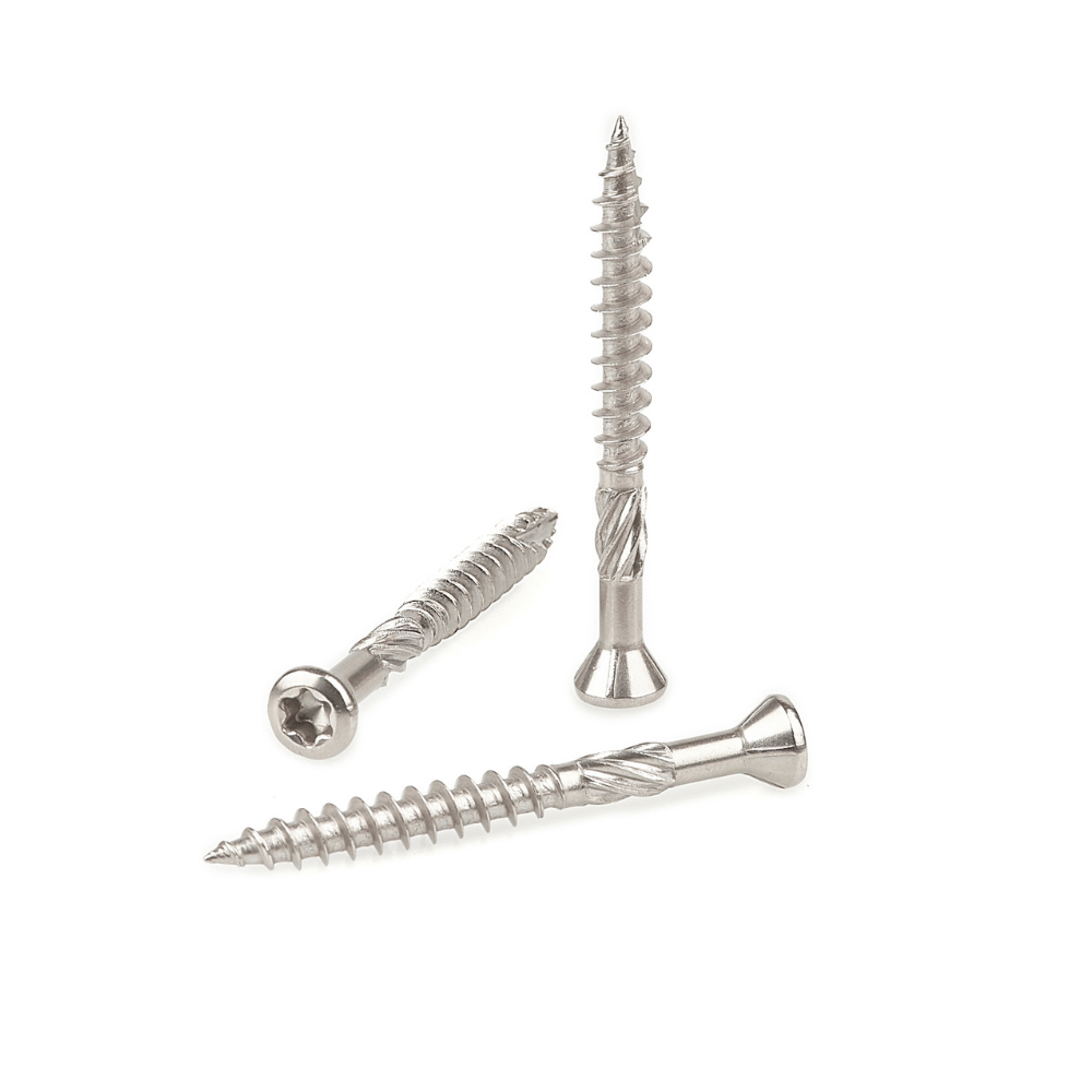 5.0 x 60 A2 Stainless Steel Decking Screws – Small Countersunk Head ...