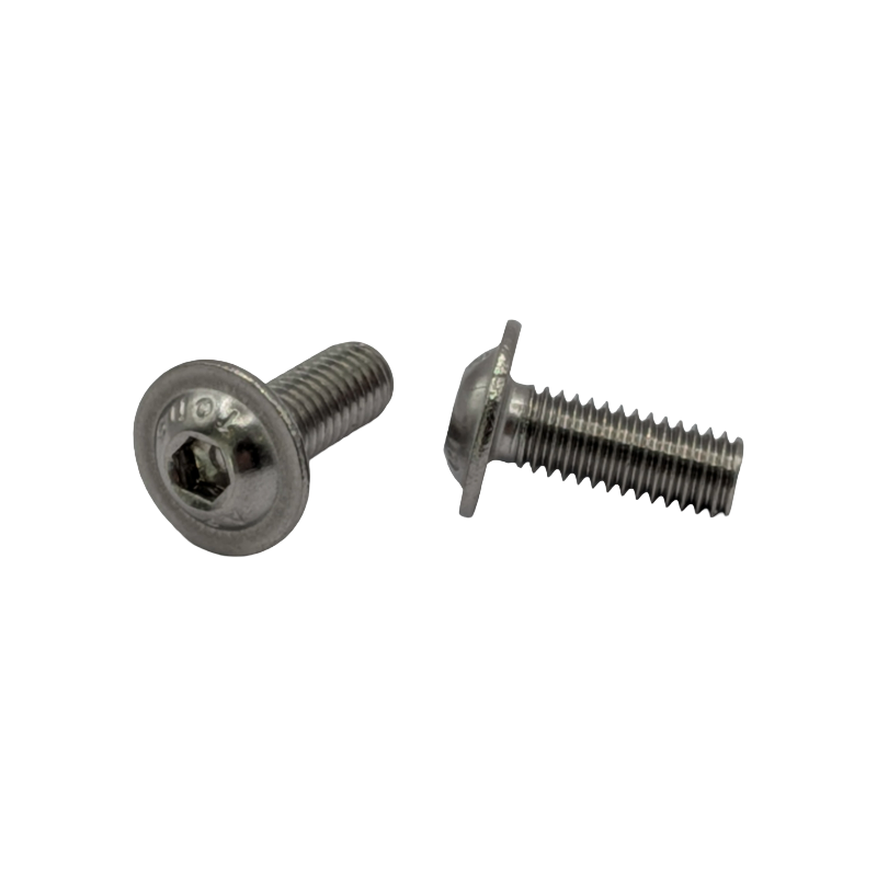 Buy M8 x 80 Flanged Button Head Socket Screws Stainless Steel A2-70 ...